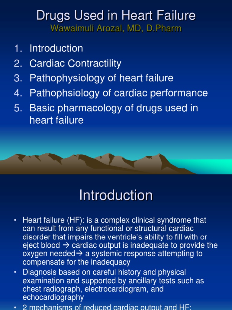 Drugs Used in HF II | PDF | Heart Failure | Heart