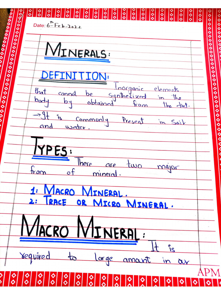 HND (Minerals) PDF | PDF
