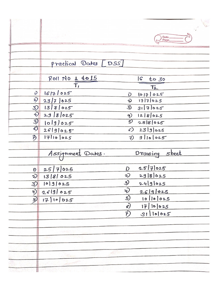DSS Submission Dates | PDF