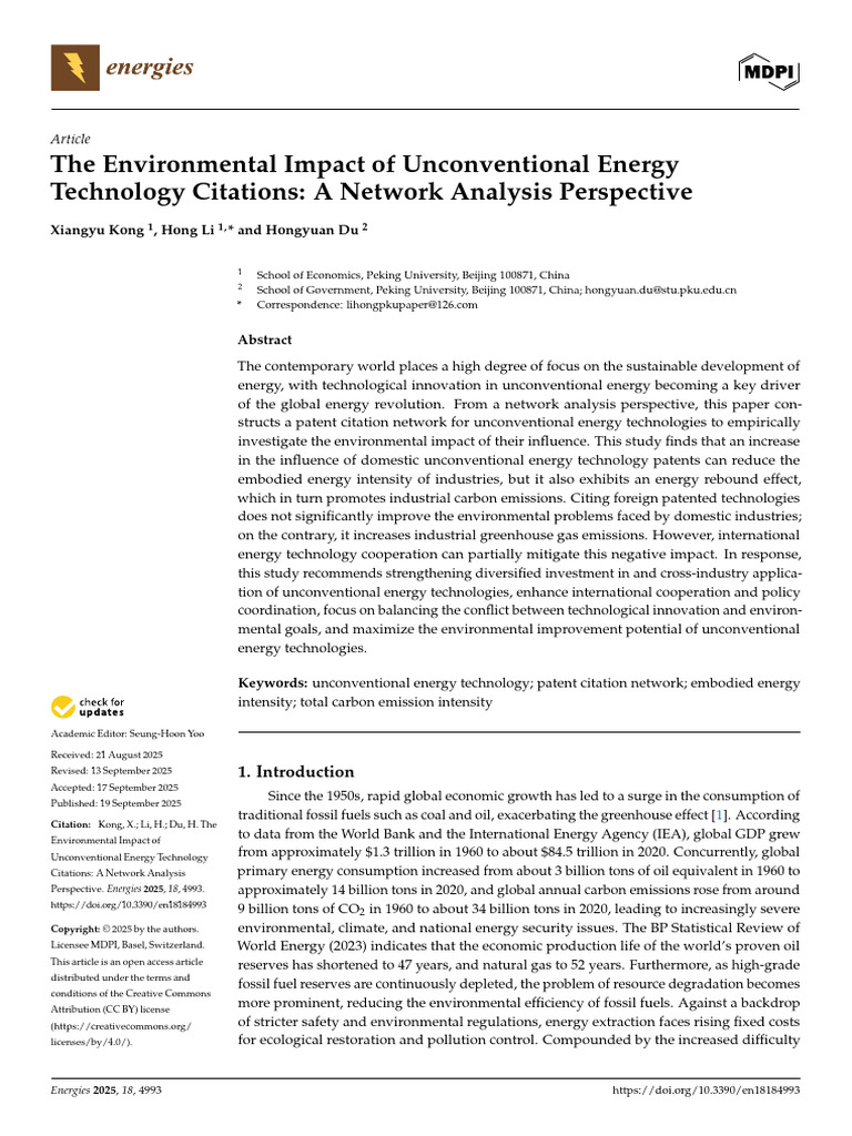 The Environmental Impact of Un | PDF | Sustainable Energy | Renewable Energy