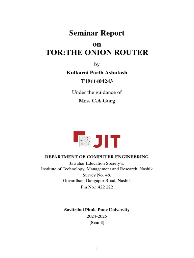 Seminar Report On Version Control System | PDF | Security Engineering | Security Technology