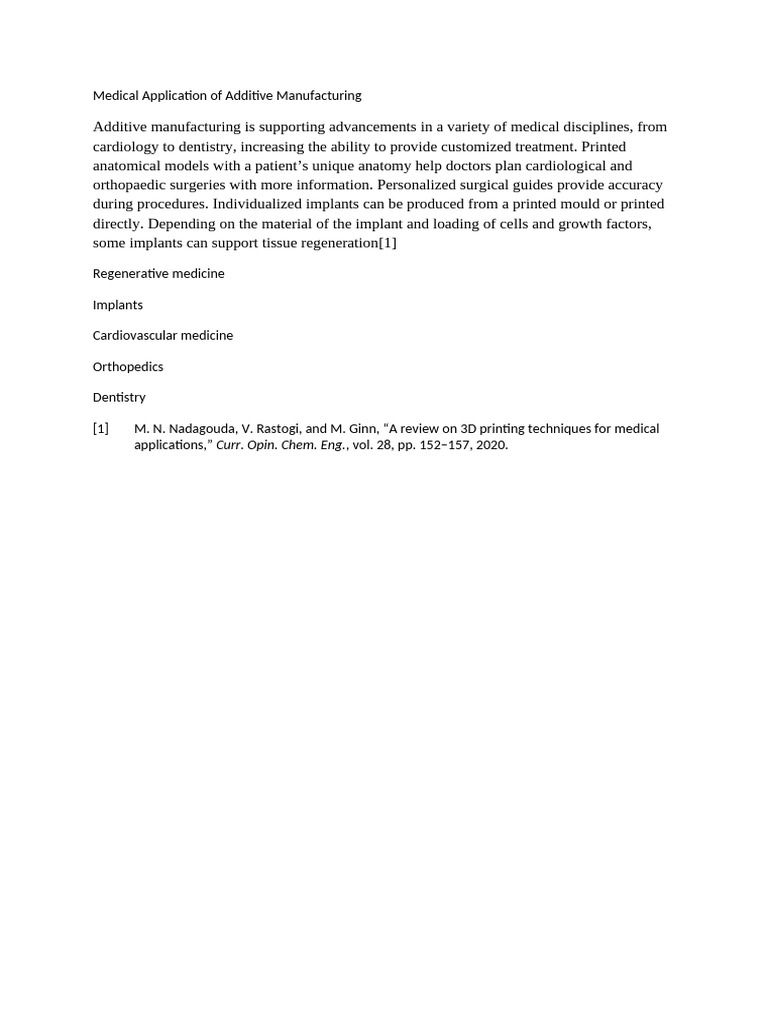 02 Medical Application | PDF