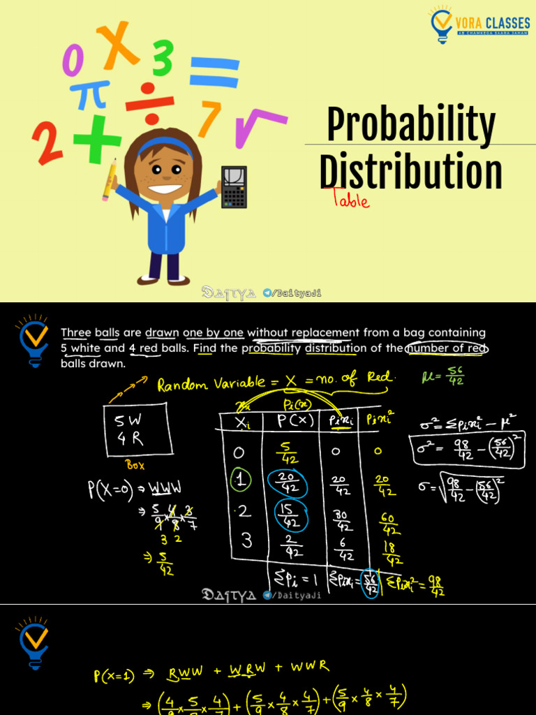 Probability L5 None - 1746609771 | PDF | Variance | Probability ...