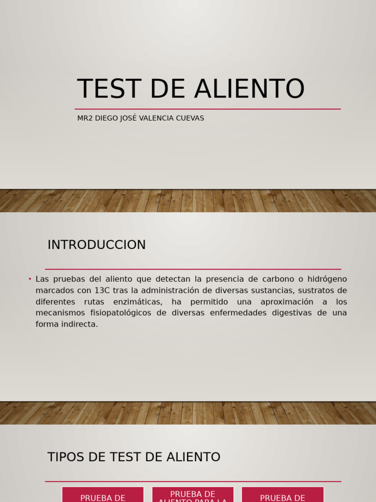 Test de Aliento | PDF | Especialidades Medicas