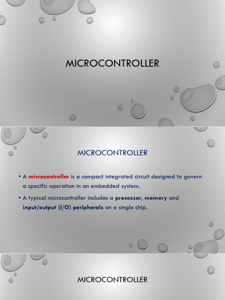 Understanding Microcontrollers and Their Uses | PDF
