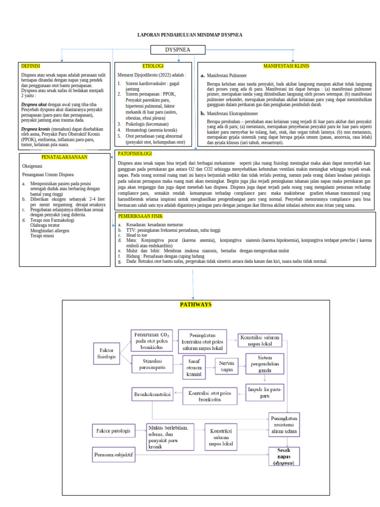 442044576 Lp Mindmap Dyspnea | PDF
