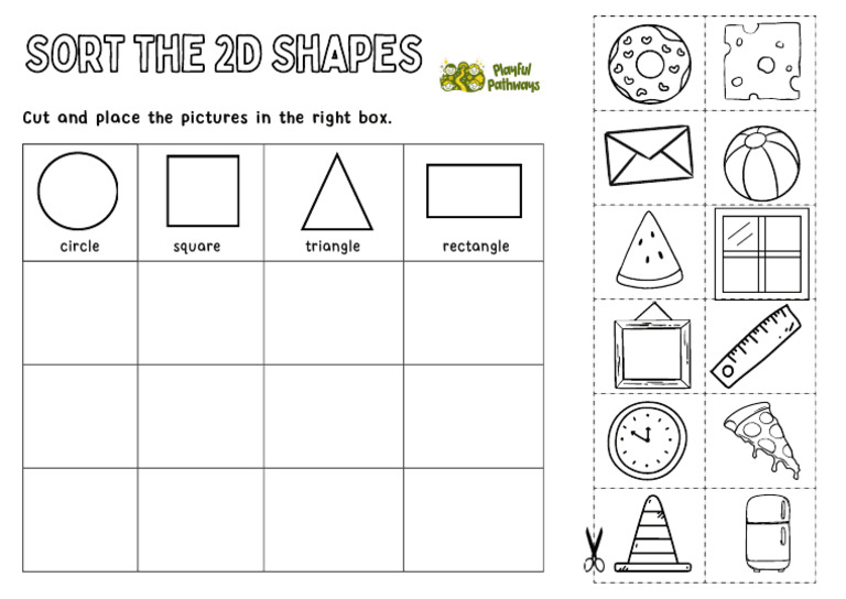 Playful Pathways - 2D Shapes | PDF