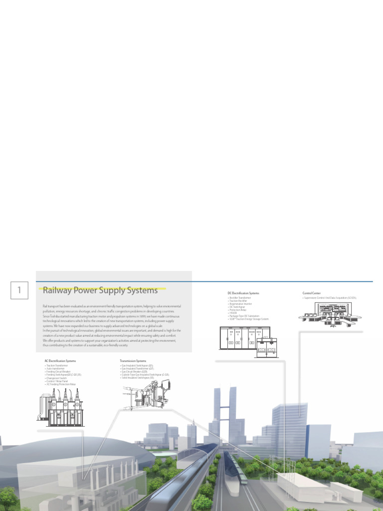 Railway Power Supply Solutions Overview | PDF | Insulator (Electricity ...