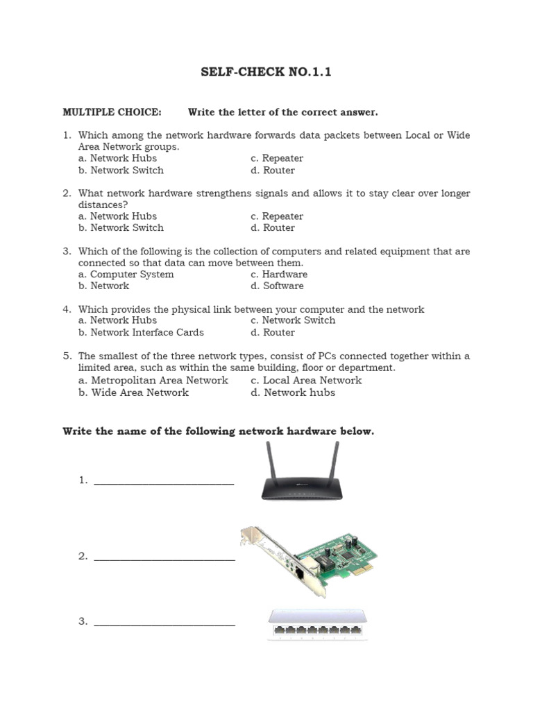 Coc2 Selfcheck1.1 Networks | PDF
