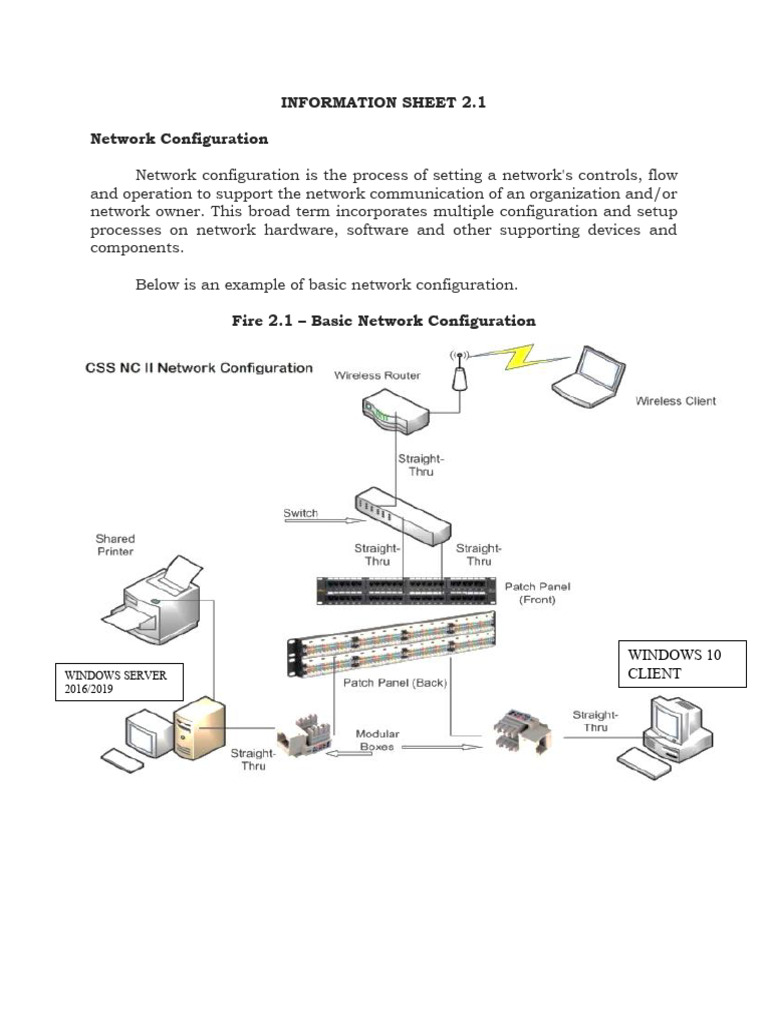 Coc2 Informationsheet2.1 Network Config | PDF