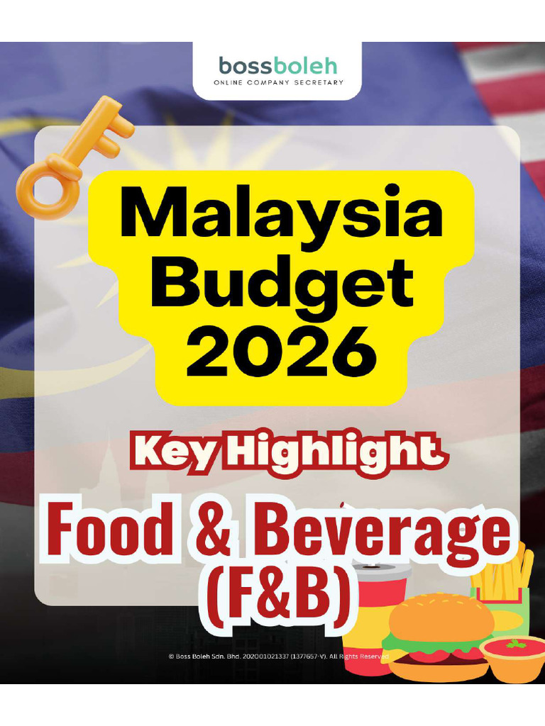 【Budget 2026】 F&B Key Highlight | PDF