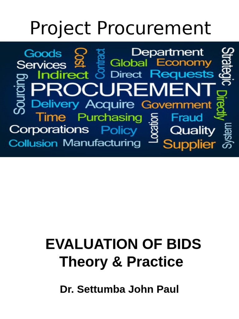 5. Bid Evaluation Theory and Practice | PDF | Bonds (Finance) | Procurement