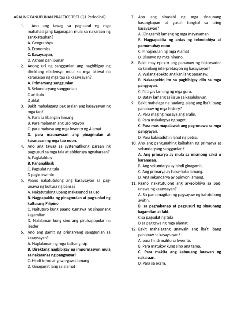 Q1 Periodical Reviewer ARPAN | PDF