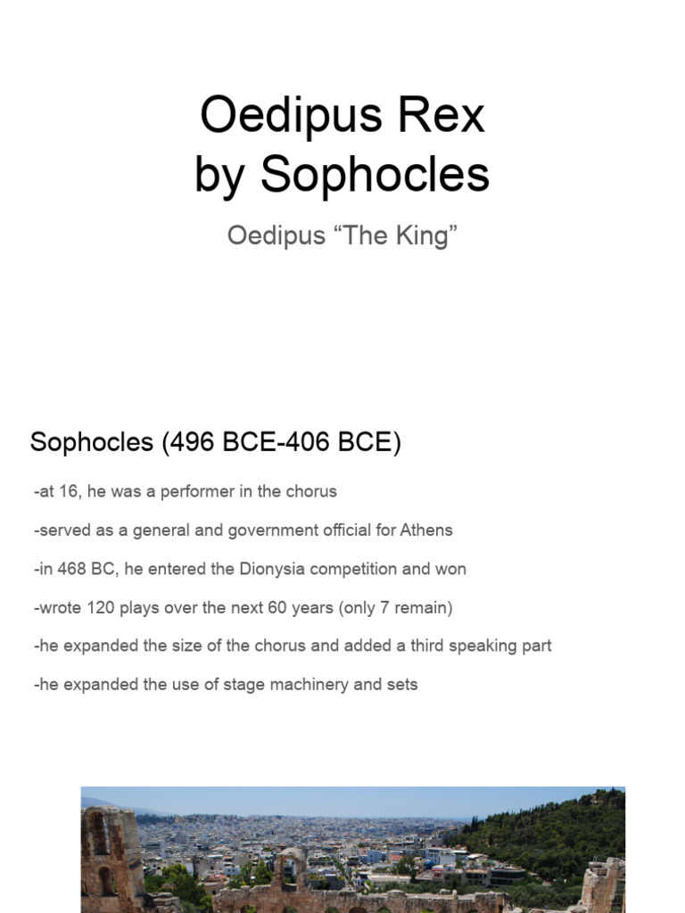 Oedipus Rex by Sophocles | PDF