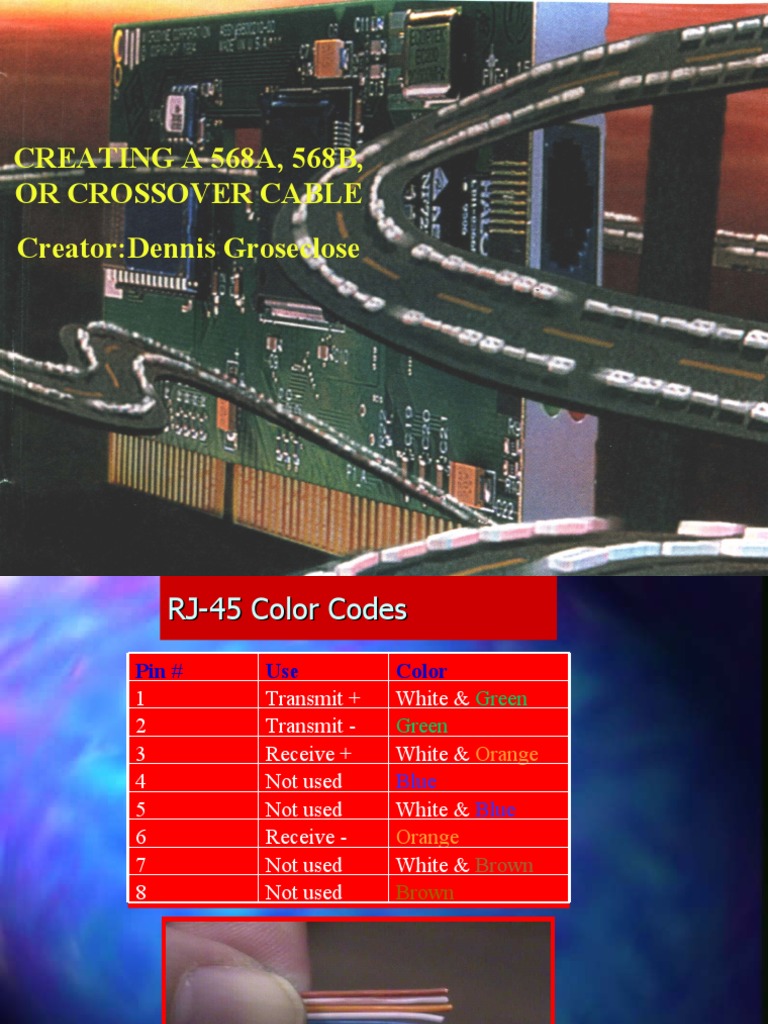 Network Cable Assembly Guide | PDF | Home & Garden | Computers