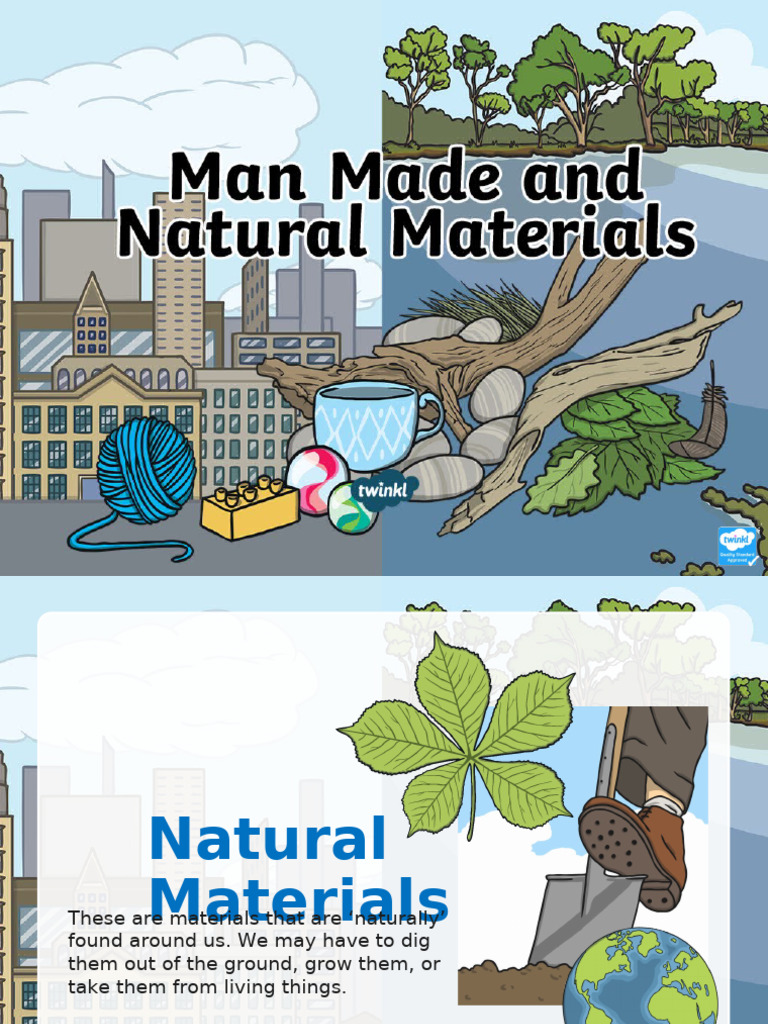 Natural and Manmade Materials | PDF | Glasses | Rock (Geology)