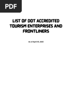 DOT Accredited Travel Agencies 2025 | PDF