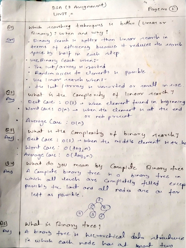 DSA Assignment 2 | PDF