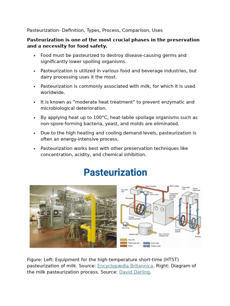 Pasteurization | PDF | Milk | Food Processing
