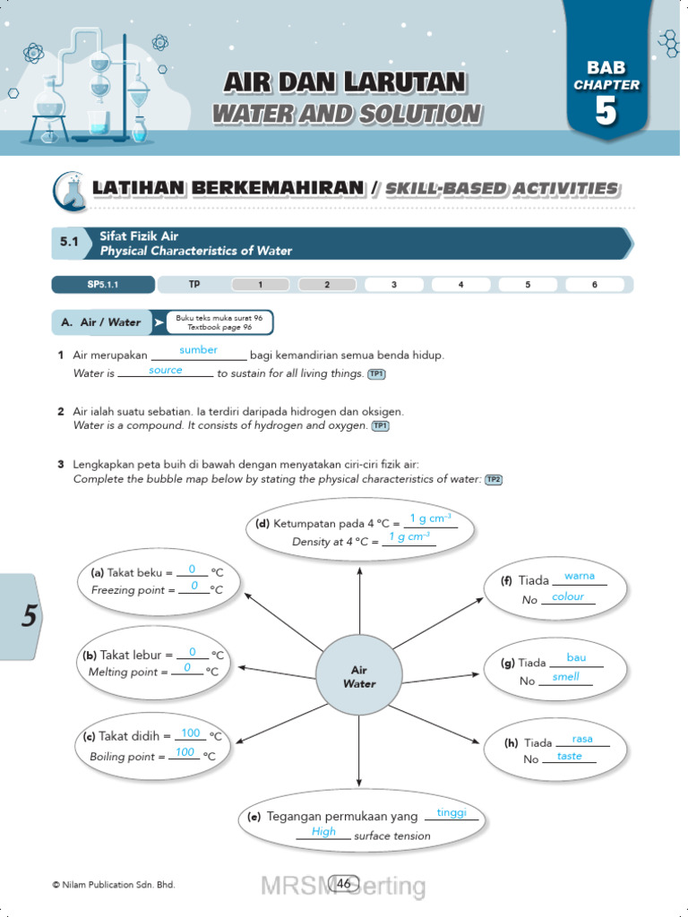 Bab 5 Air Dan Larutan | PDF
