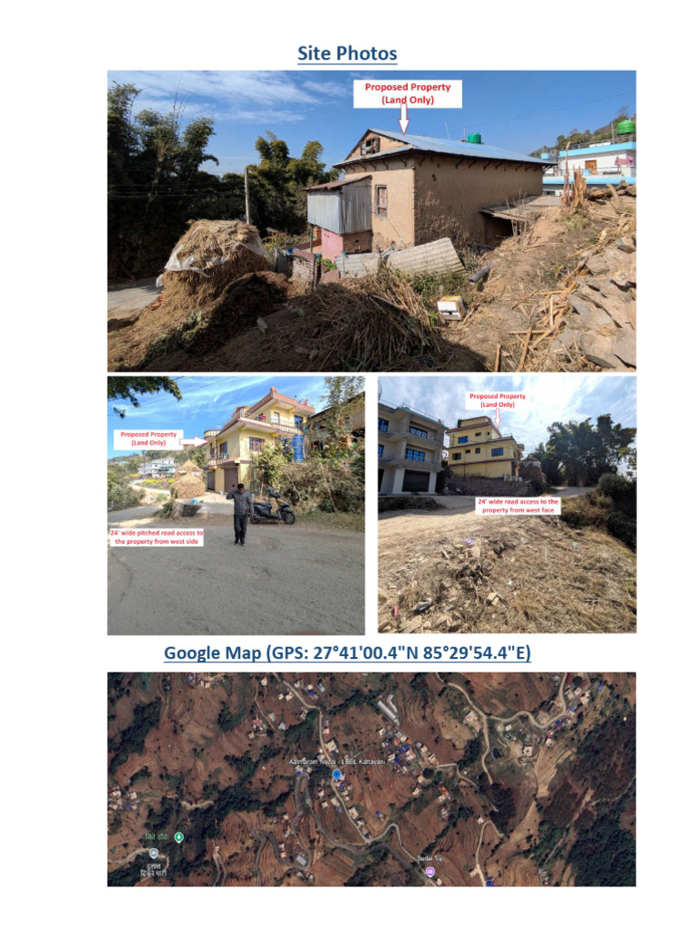 Site Photos: Google Map (GPS: 27°41'00.4"N 85°29'54.4"E) | PDF