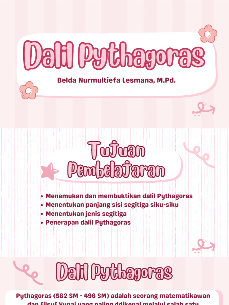 3 Dalil Pythagoras | PDF