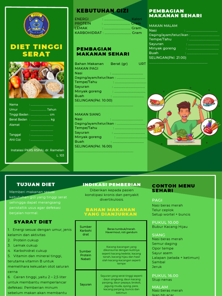 Diet Tinggi Serat FIX | PDF