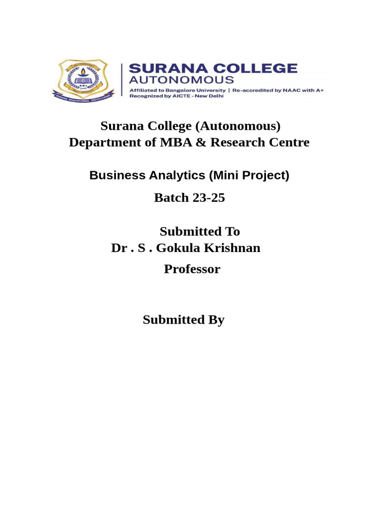 Mamatha Mini Project | PDF
