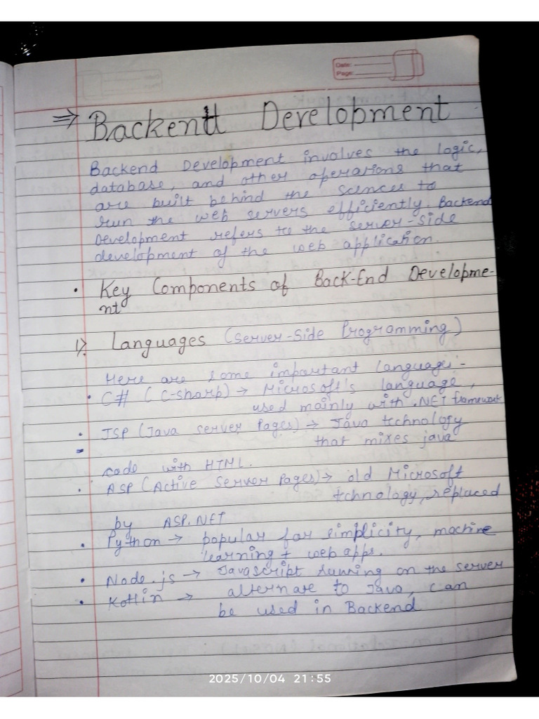Backend Notes | PDF