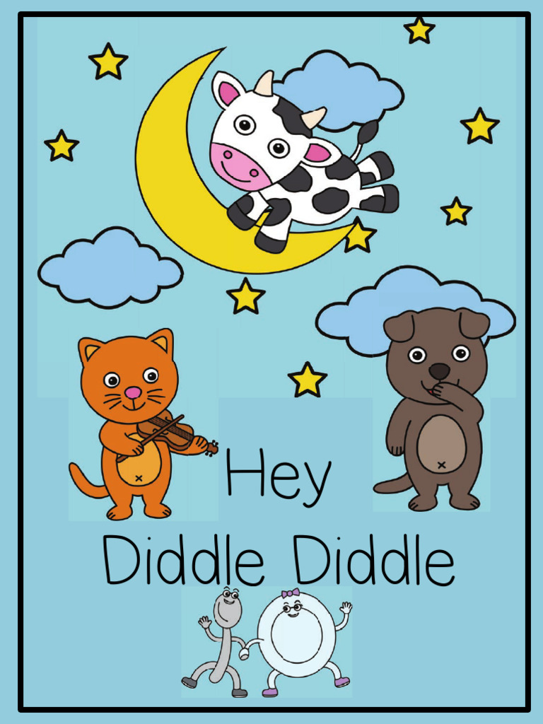 Hey Diddle Diddle Printable Pack A | PDF