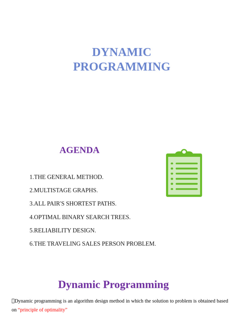 Dynamic Programming | PDF | Dynamic Programming | Mathematical Relations