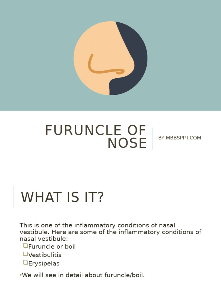 Furuncle of Nose | PDF