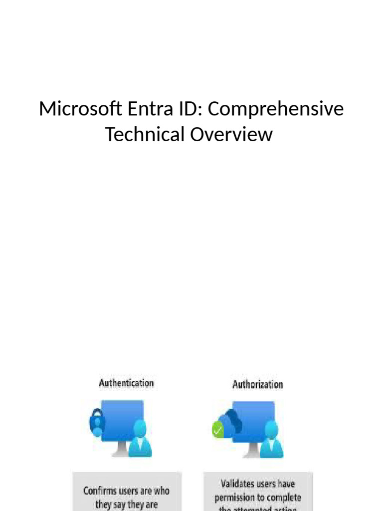 Microsoft Entra ID: Technical Overview | PDF | Computing | Software
