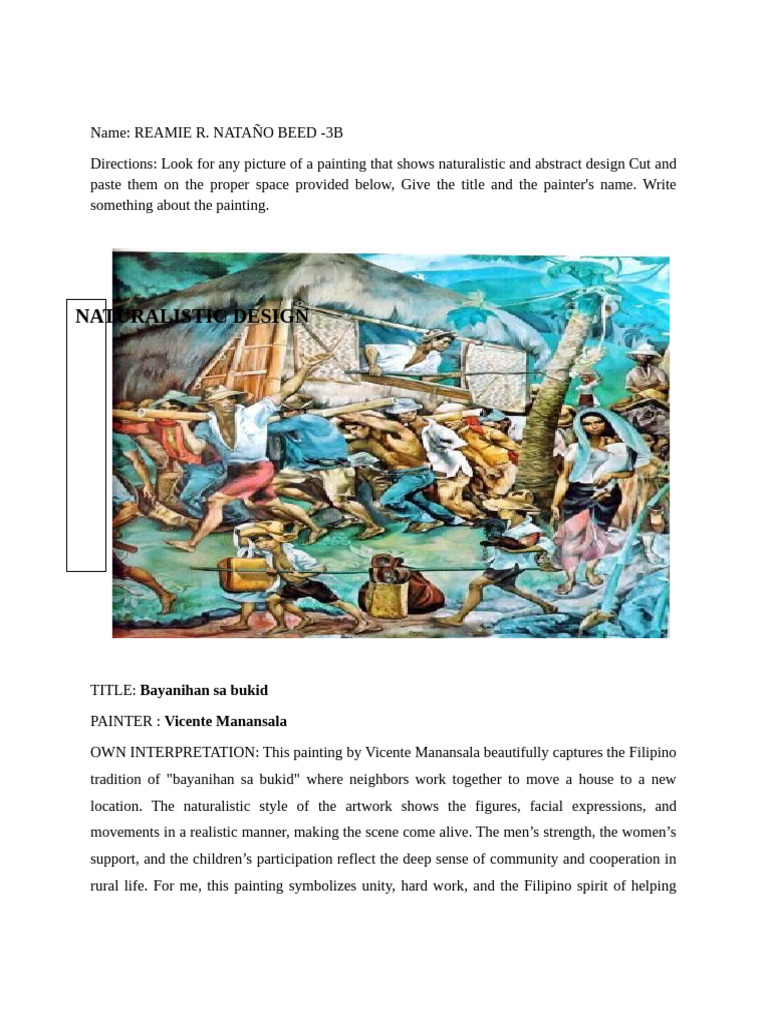 Filipino Art: Naturalistic & Abstract | PDF