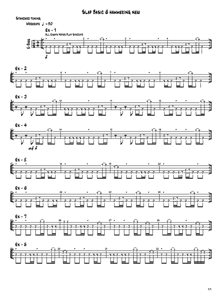 Slap Note Basic 6 New | PDF