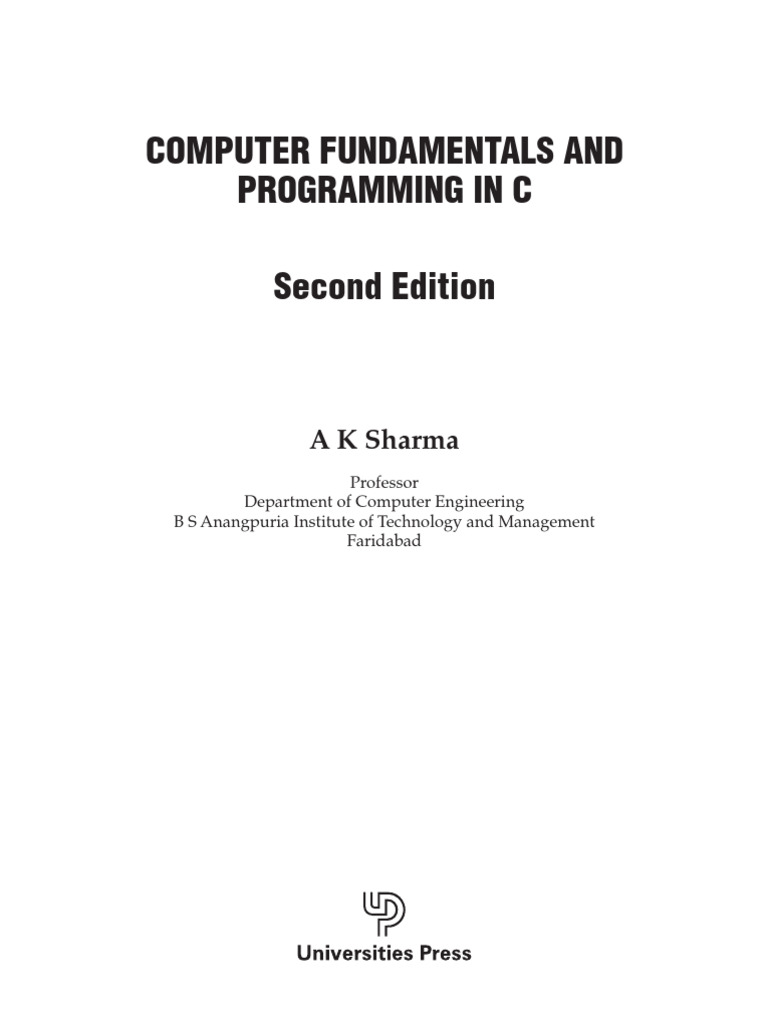 Computer Fundamentals & C Programming | PDF | Central Processing Unit ...