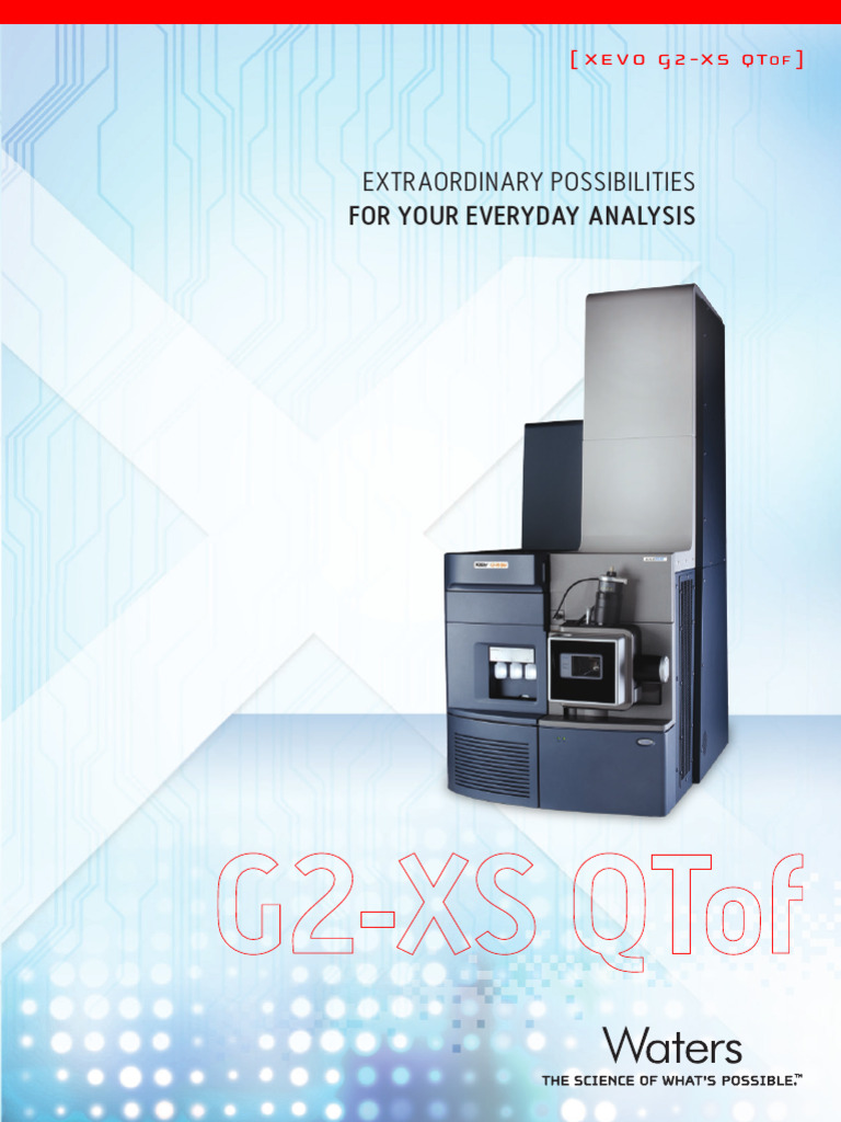 Xevo G2-XS QTof: High-Performance Analysis | PDF | Time Of Flight Mass ...