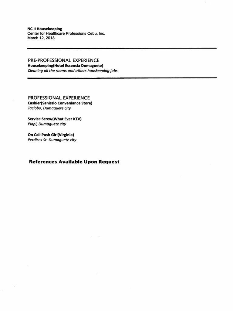 Resume Back | PDF