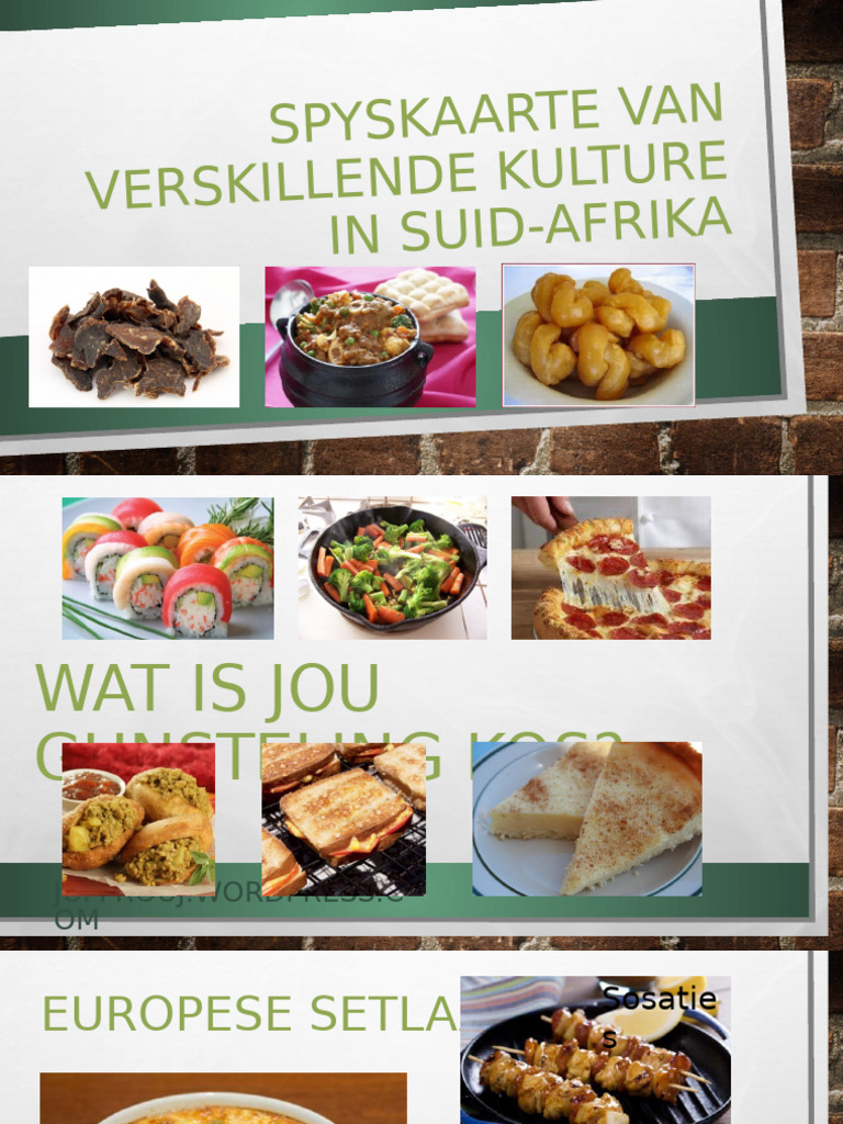 spyskaarte-van-verskillende-kulture-in-suid-afrika | PDF