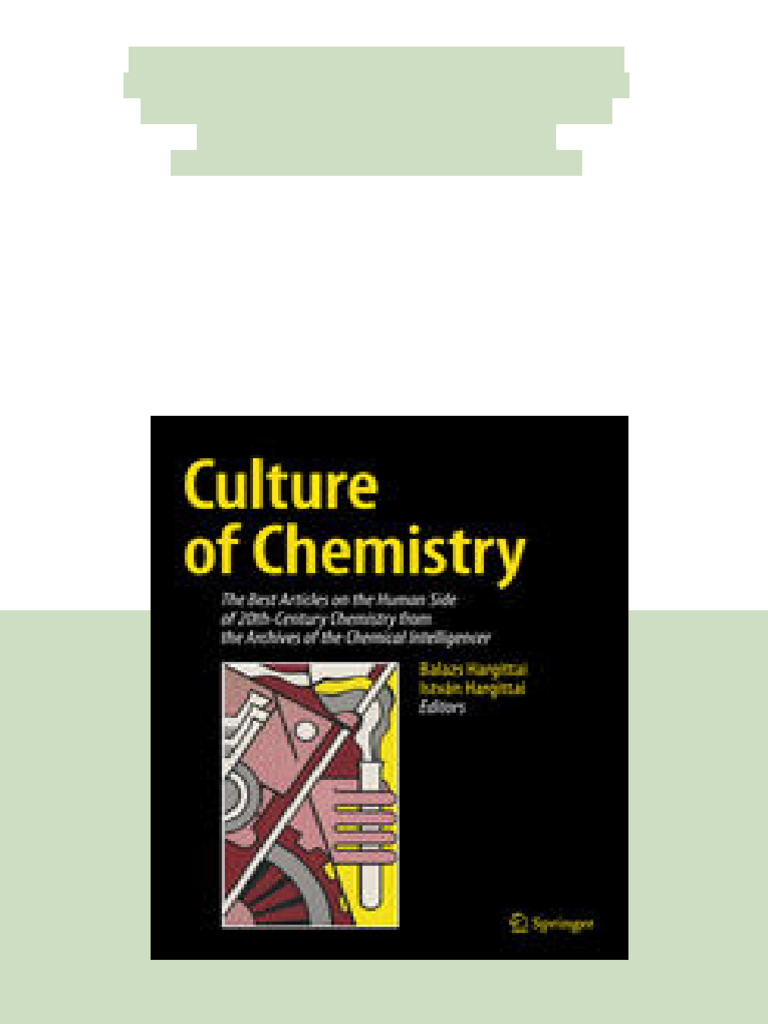 (Ebook) Culture of Chemistry: The Best Articles on the Human Side of ...