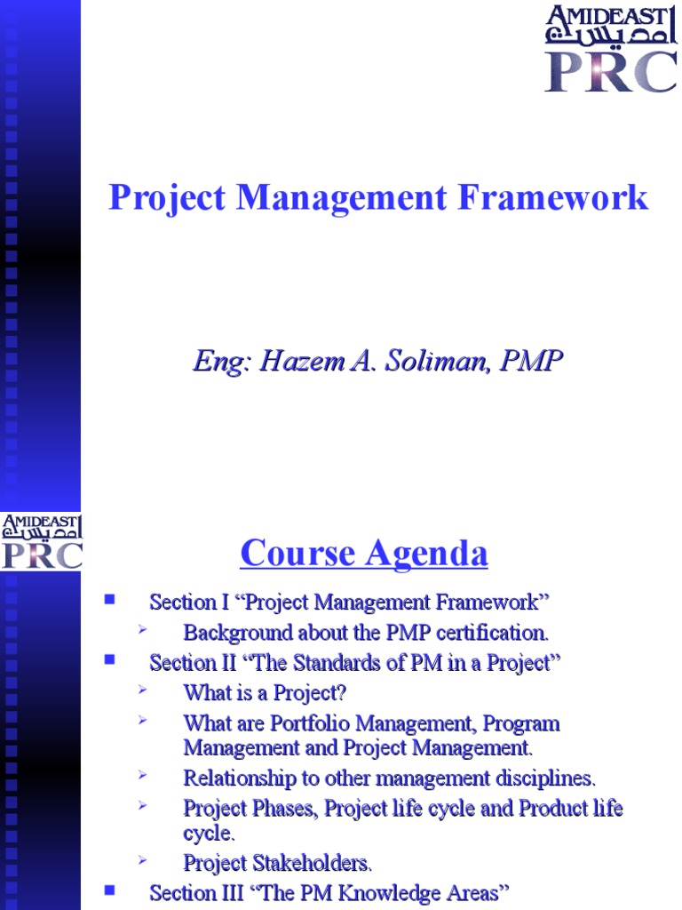 Project Management Framework | PDF | Project Management | Economies