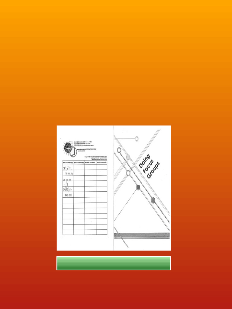 Doing Focus Groups Rosaline Barbour Ready to Read | PDF