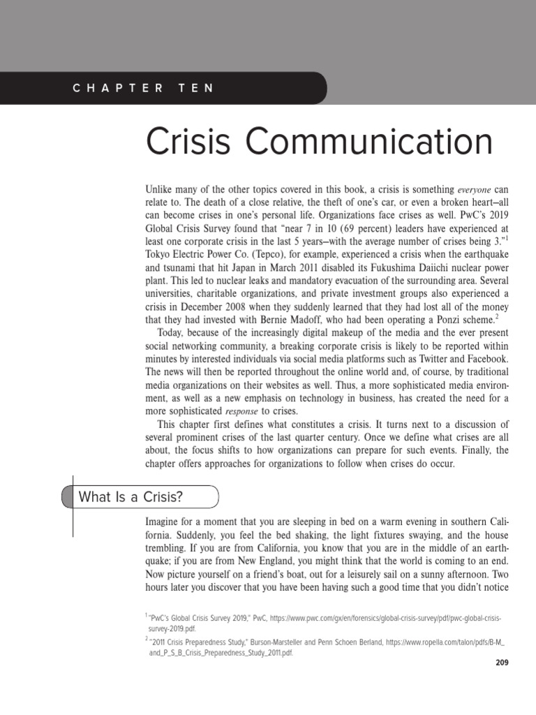 Crisis Communication Strategies Explained | PDF | Computer Security ...