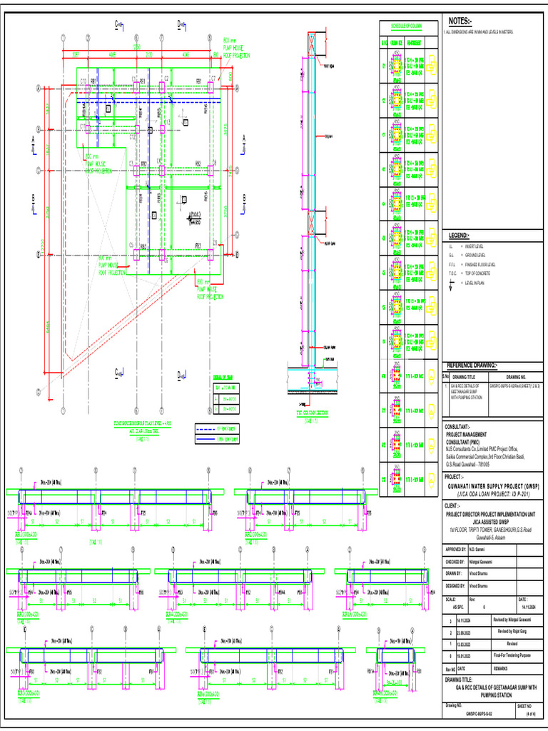 Civill G.A STP - Water Tank Plan & Details - 14!11!2024 Modified-Sheet ...