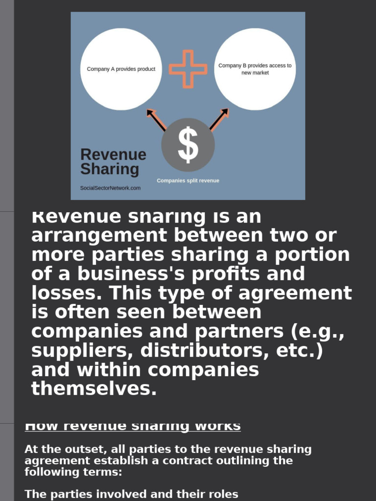 Revenue Sharing | PDF