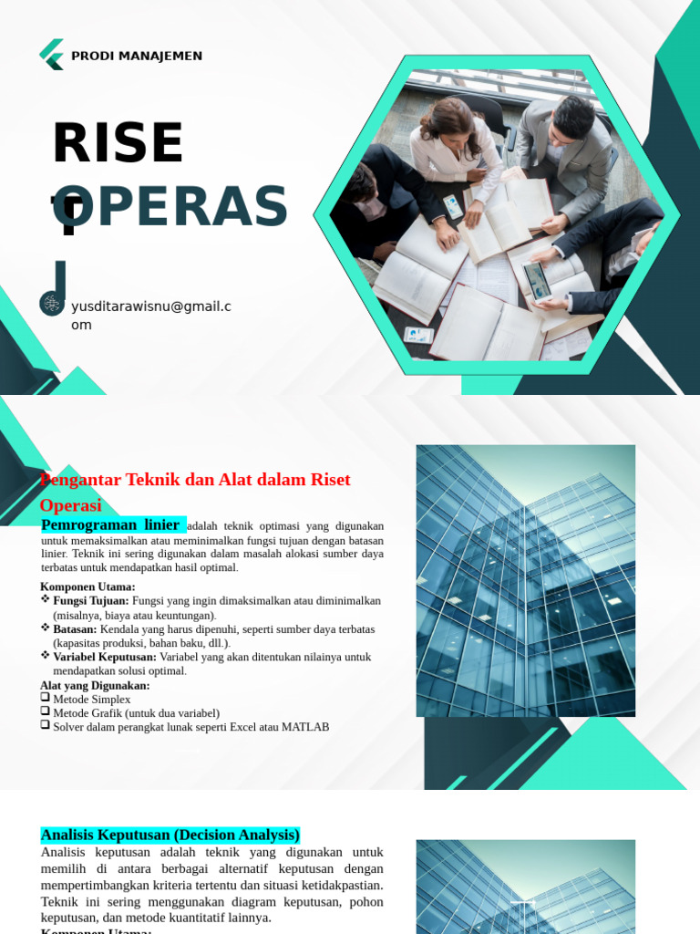 Pertemuan 3 Riset Operasi | PDF