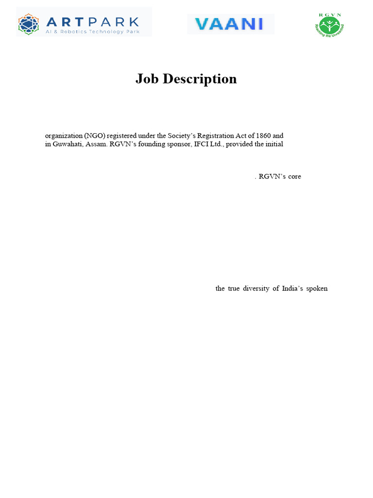 JD Data Analyst | PDF | Non Governmental Organization