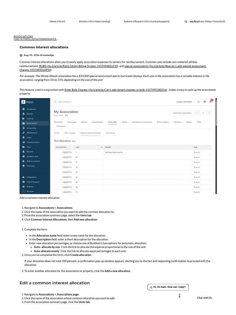 Common Interest Allocations Guide | PDF