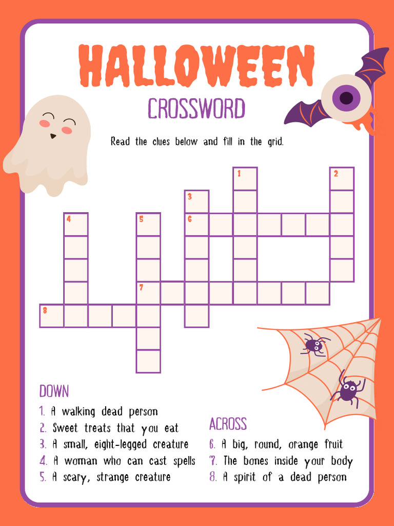 Halloween Wordsearch Worksheet Black Illustrative | PDF