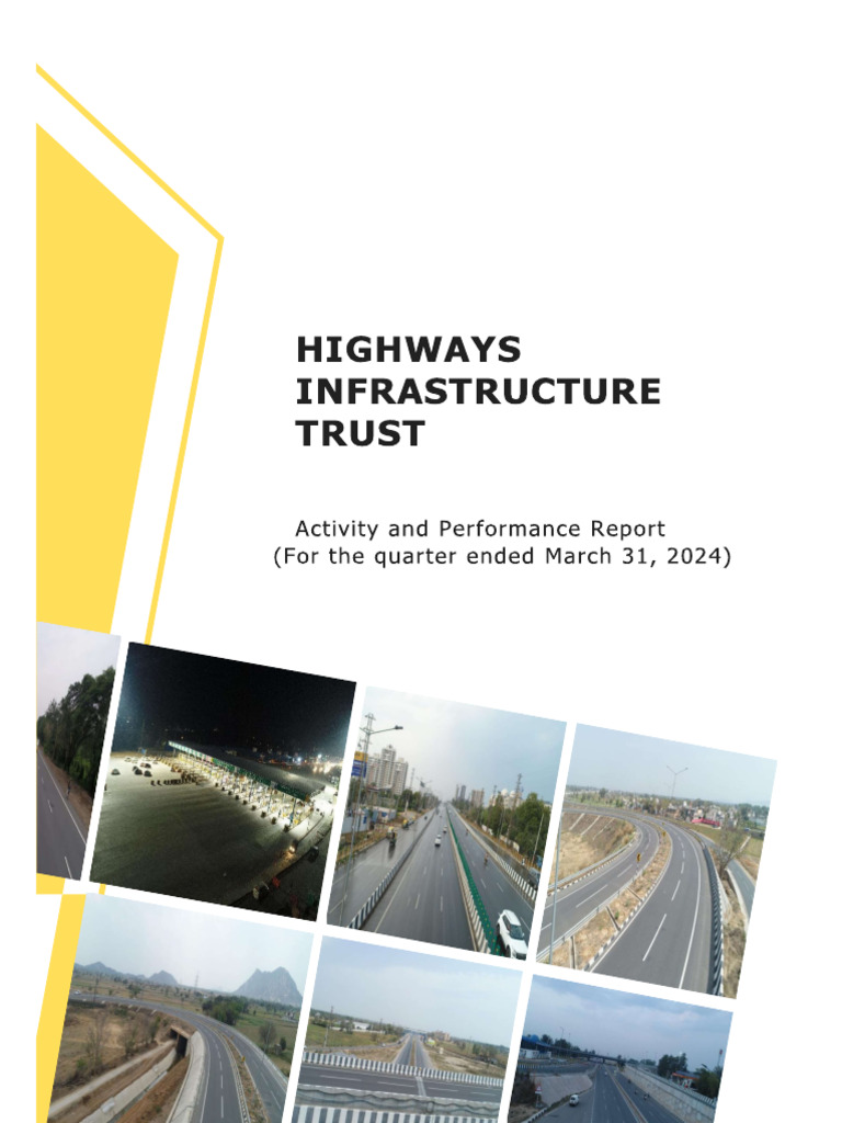 Highways Infrastructure Trust - Activity & Performance Report - Qtr-Mar ...
